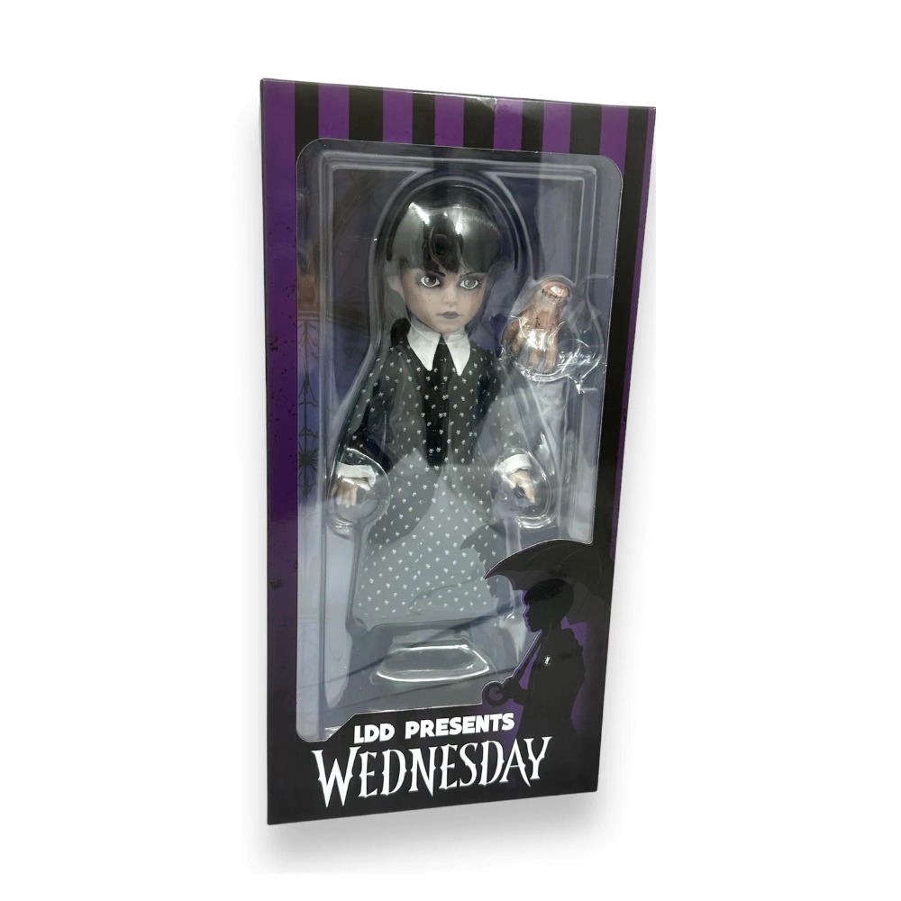 Like New Mezco LDD PRESENTS WEDNESDAY ADDAMS FAMILY MEZCO TOYS DOLL ...